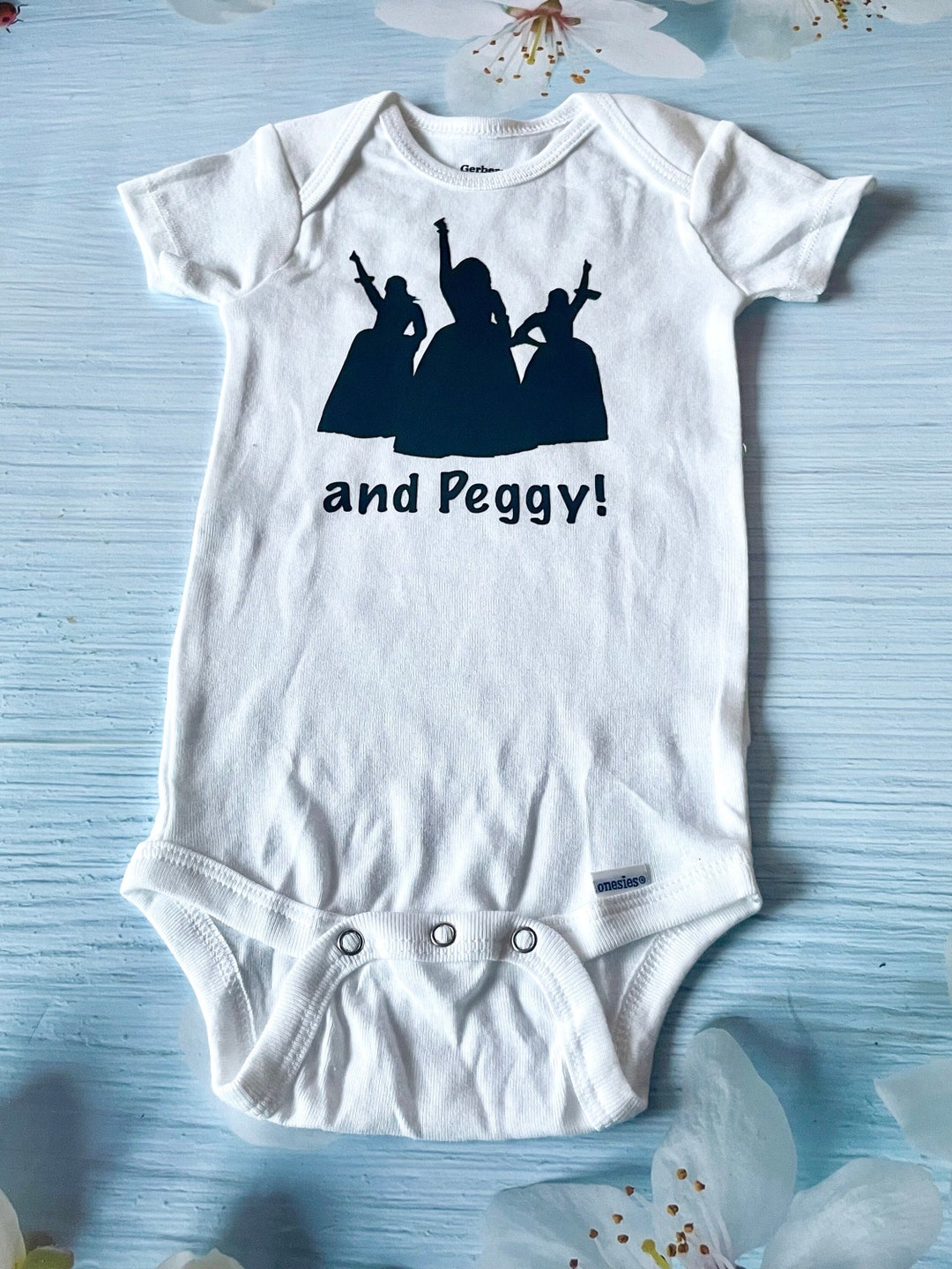 Hamilton Schuyler Sisters Silhouette Baby Onesie - Broadway Musical - Etsy