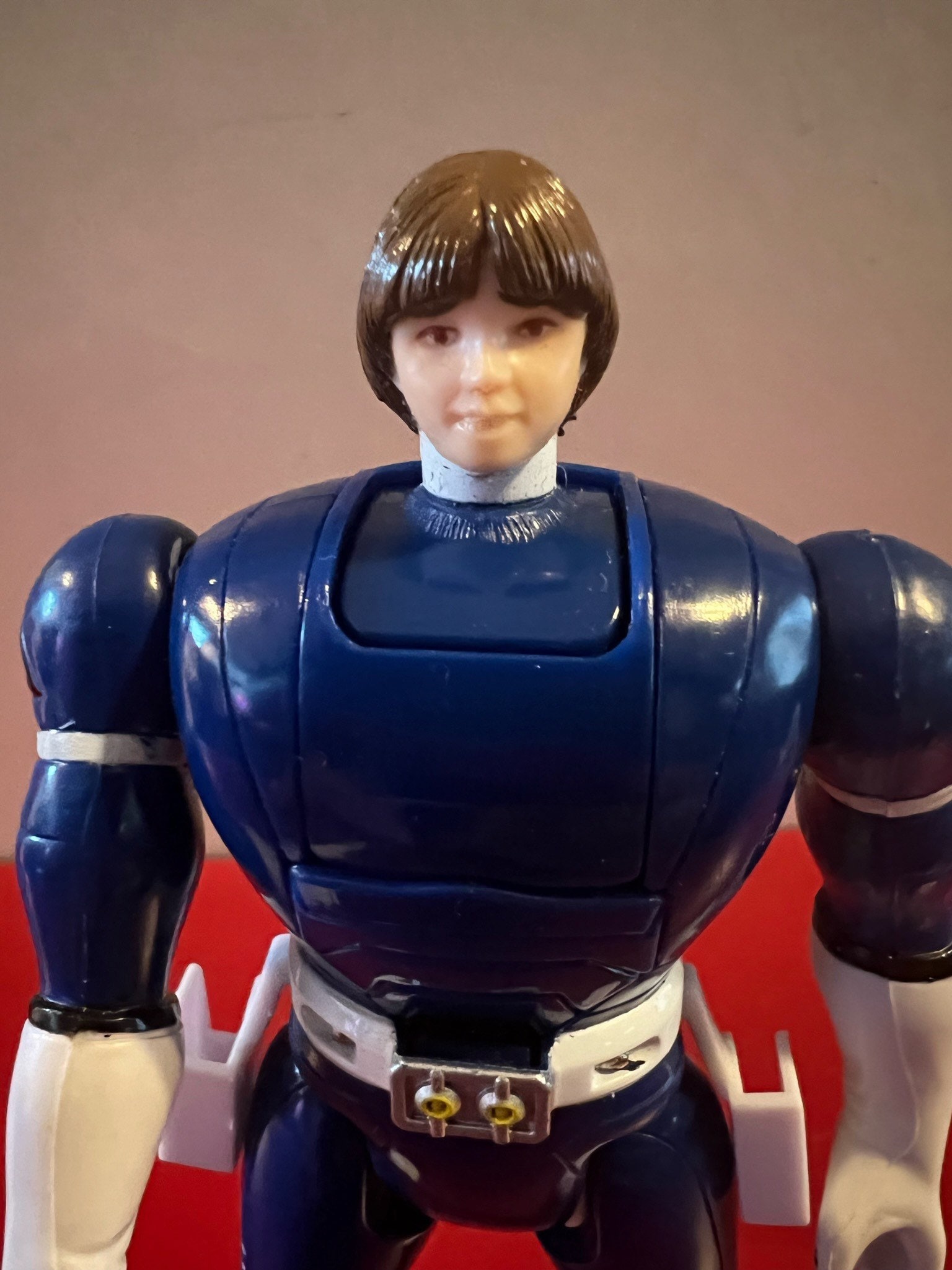 Vintage Power Rangers Justin Blue Ranger Action Figure Turbo - Etsy