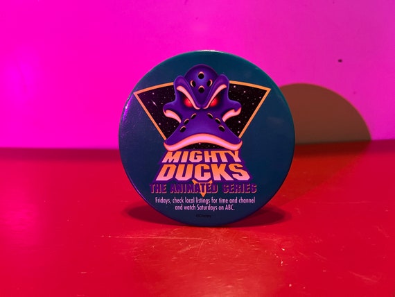 Disney Mighty Ducks The Animated Series TV Pinback Bu… - Gem