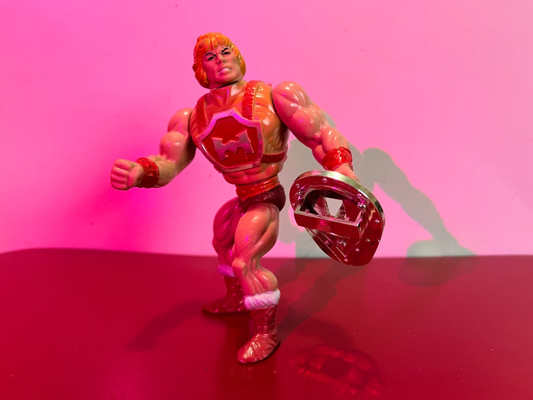 Vintage MOTU He-man Thunder Punch Action Figure With Cap Gun Pop ...