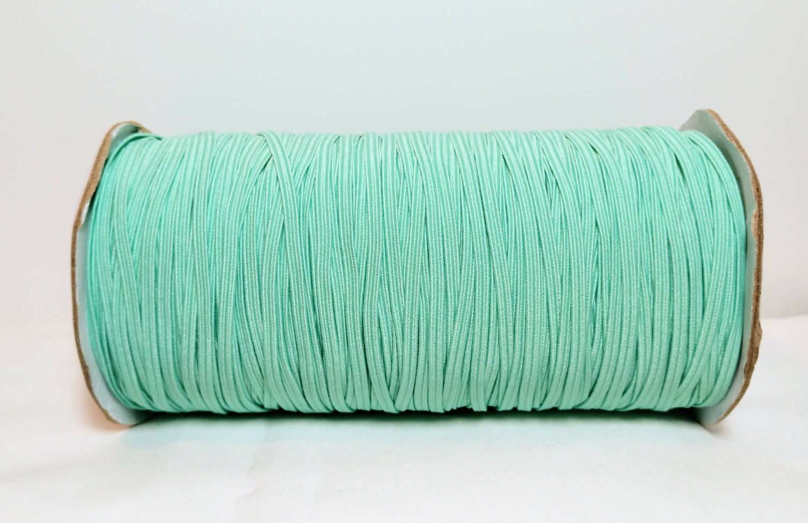 Seafoam Green Skinny Elastic - by the Yard or 200 Yard Roll - 1/8 ...