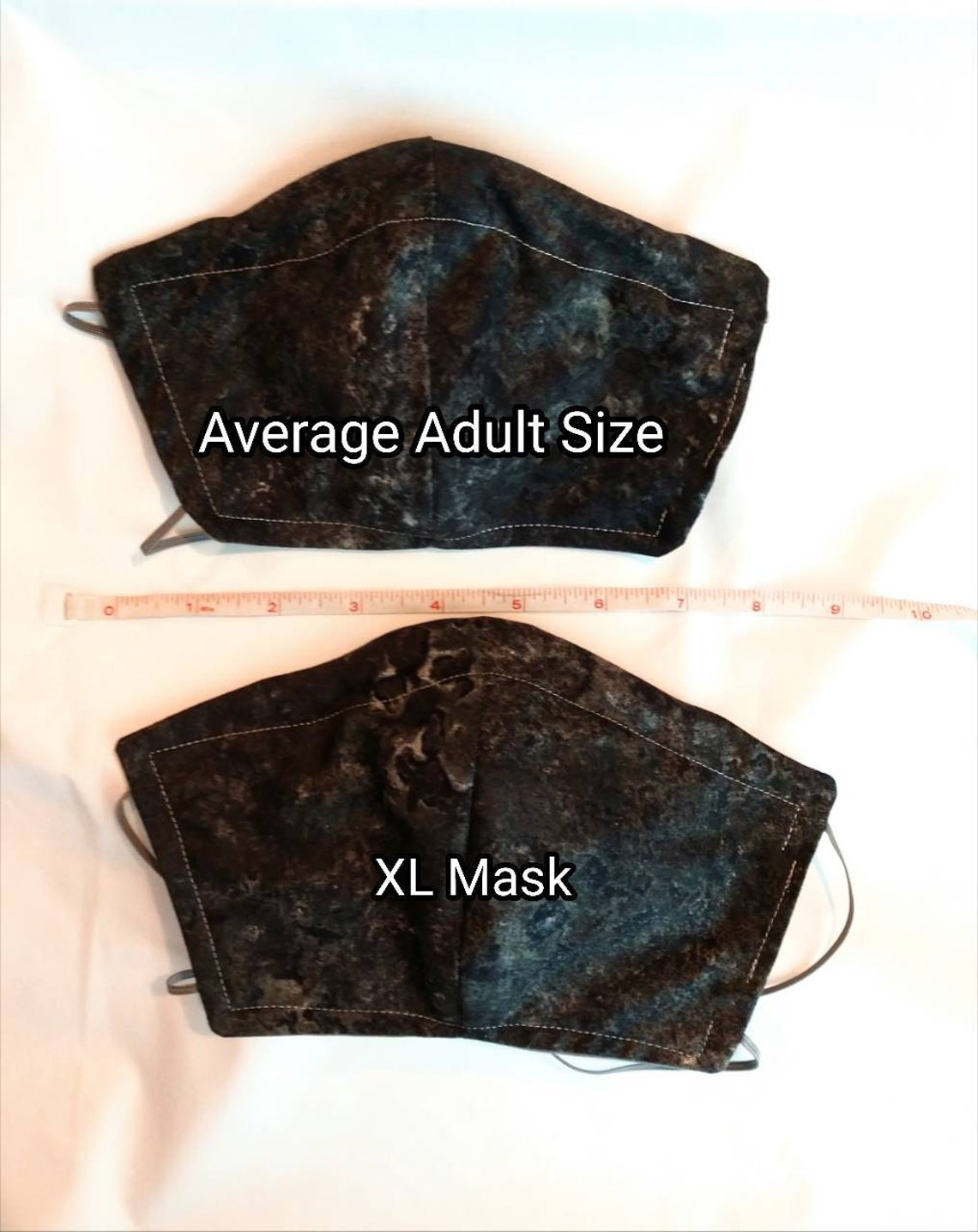 XL on Fire / Flames Pattern Reversible Cloth Face Mask W/ - Etsy