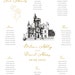 Wedding Venue Illustration, Table Plan Board, Venue Portrait, Table ...