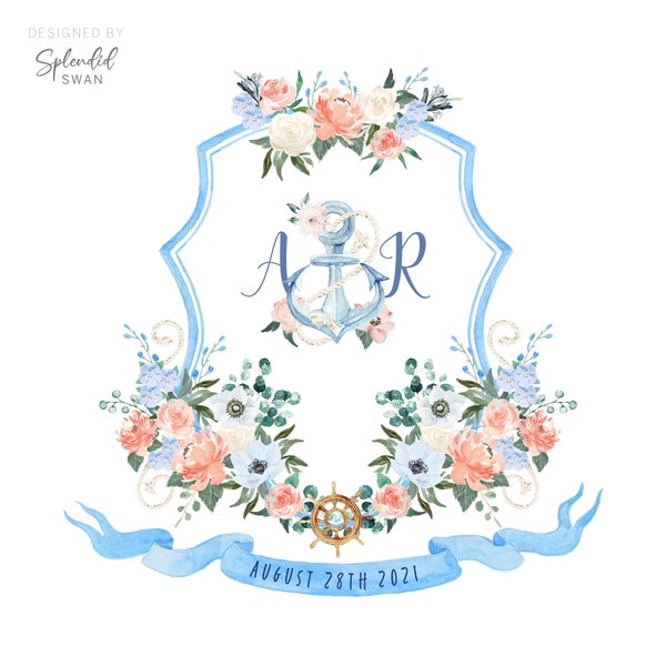 Nautical Crest - Etsy