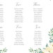 Seating Chart Greenery Greenery Seating Plan Greenery - Etsy