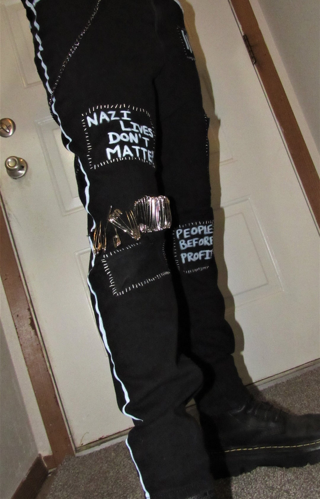 Custom Crust Punk Pants Made-to-order Patch Pants - Etsy