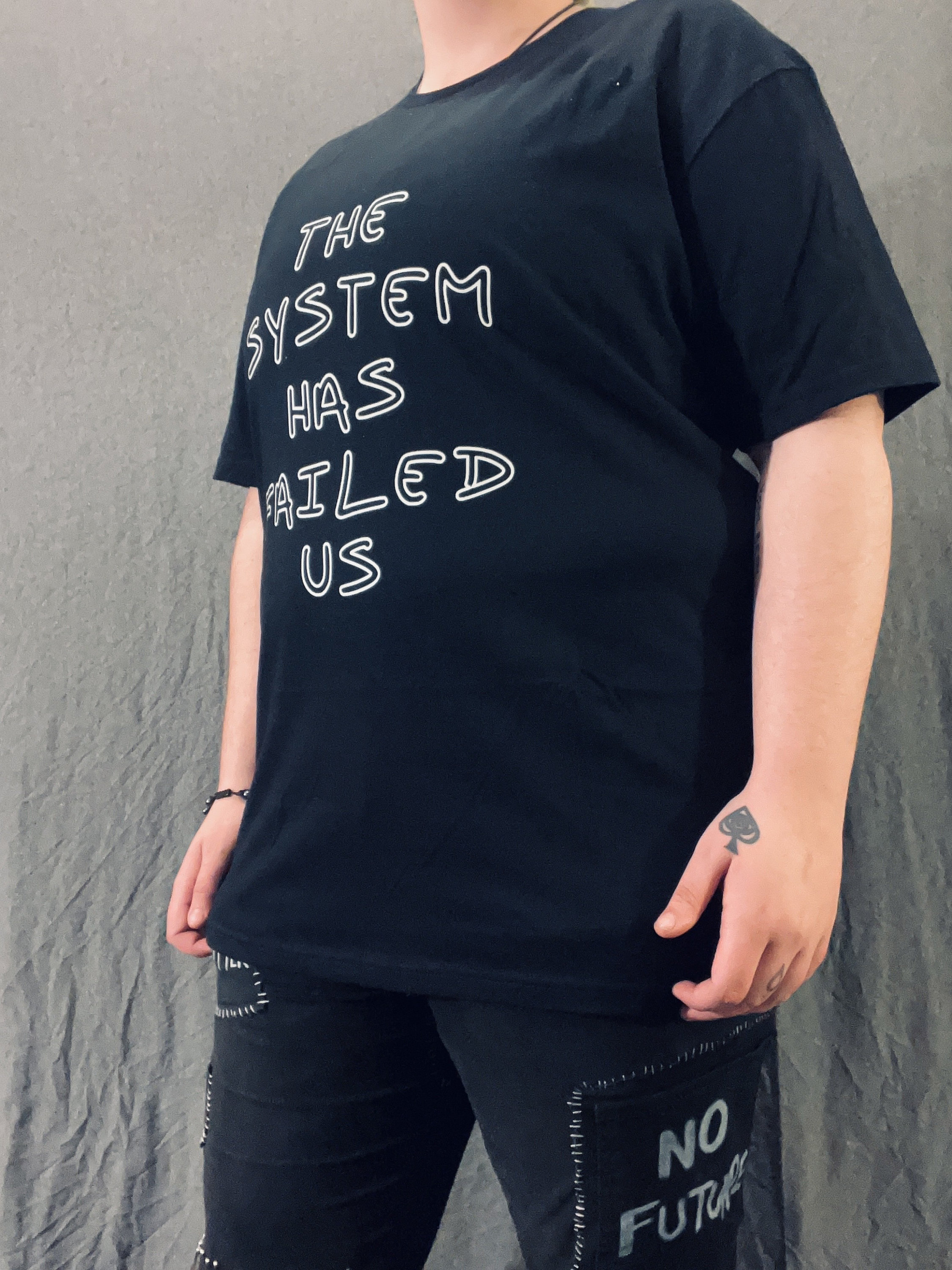Punk T-shirt Failed System - Etsy