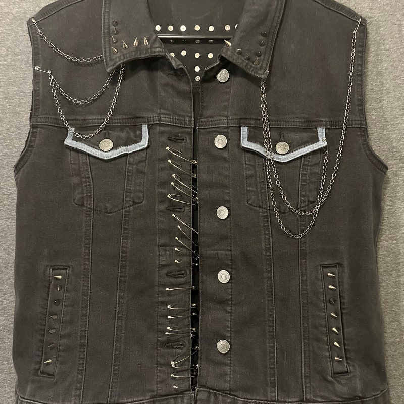 Punk Vest - Etsy