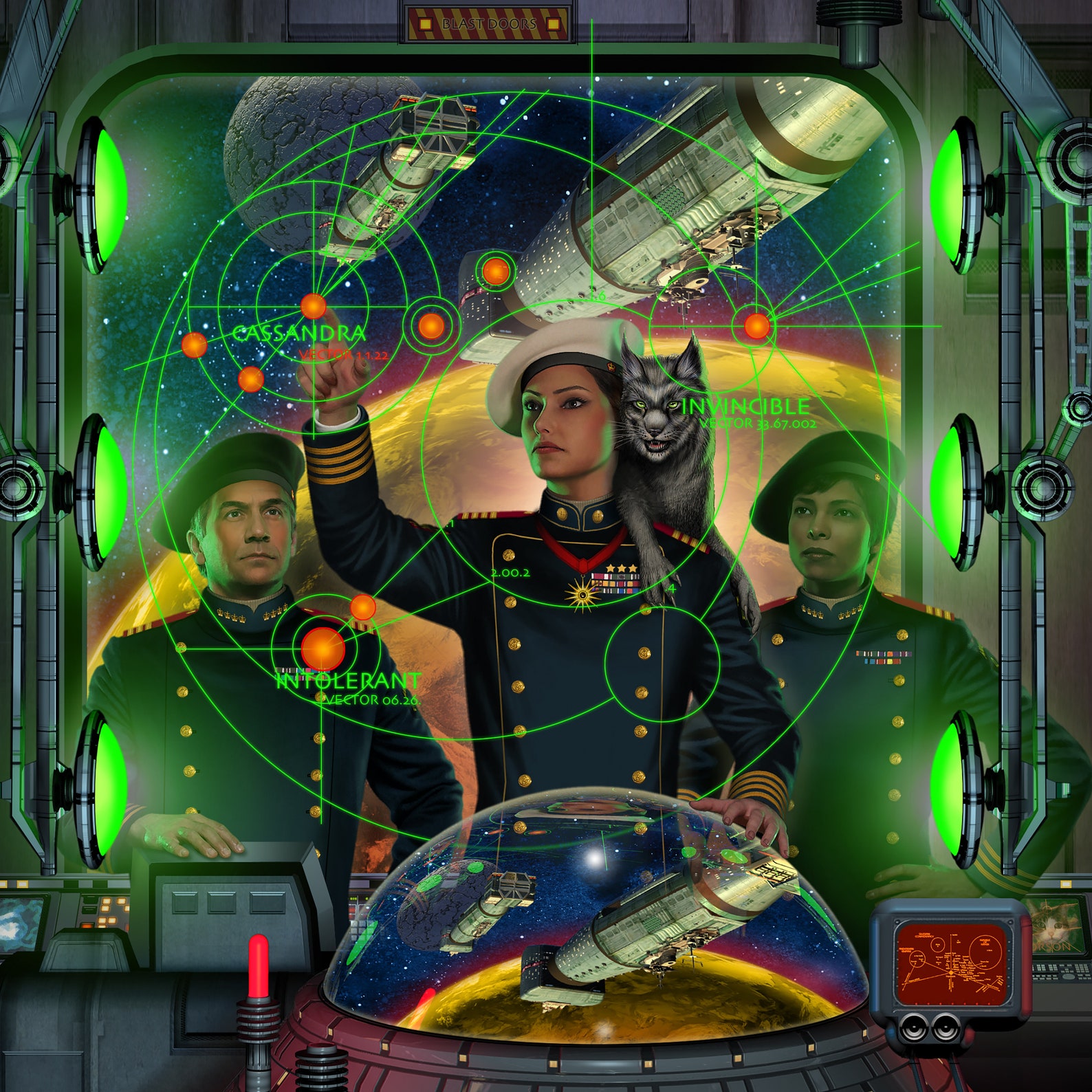 Signed and Numbered Art Print of the Cover Art for "short Victorious ...
