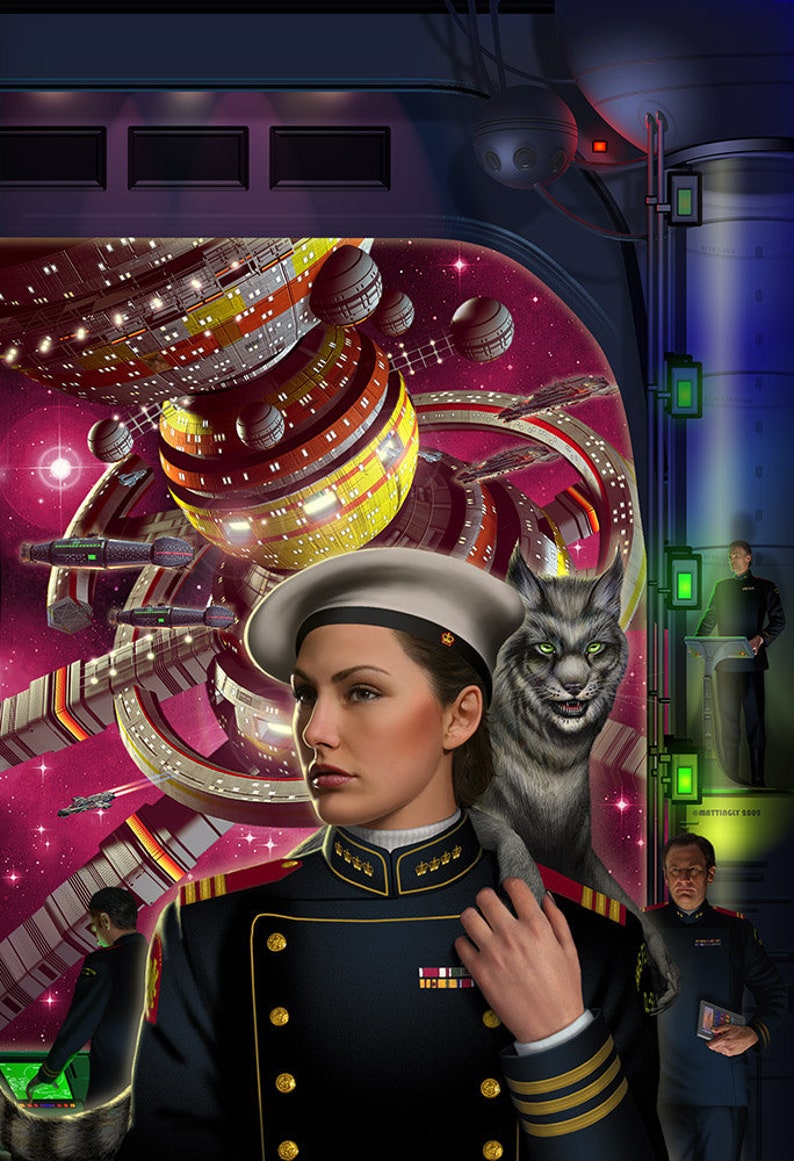 Signed and Numbered Art Print of Cover Art for "on Basilisk Station" - Etsy