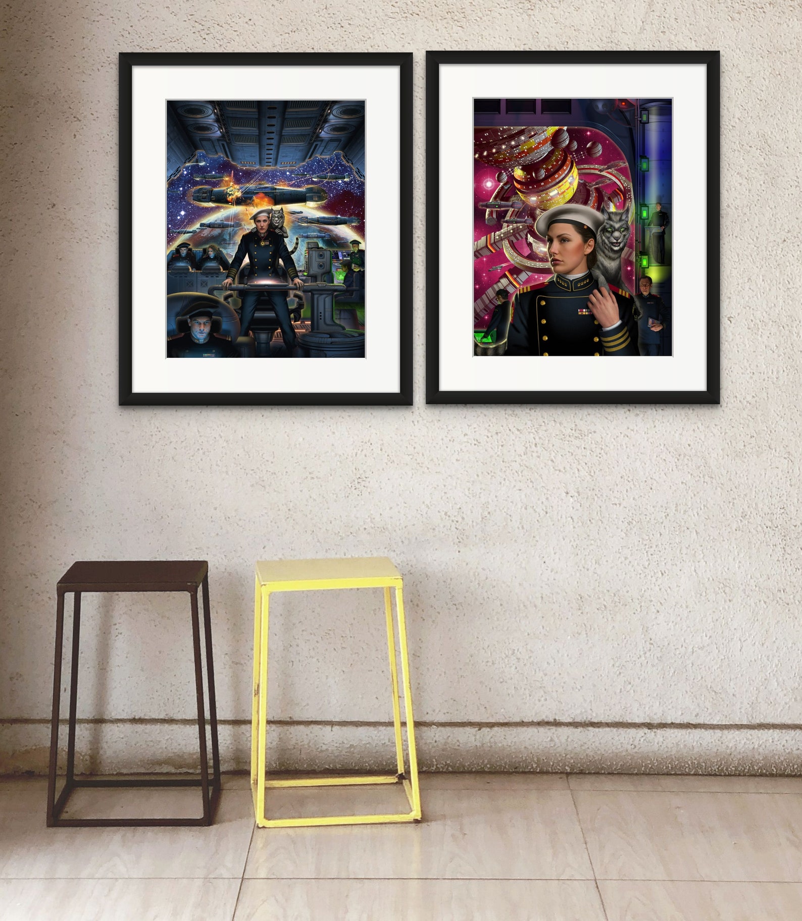 Signed and Numbered Art Print of Cover Art for "on Basilisk Station" - Etsy