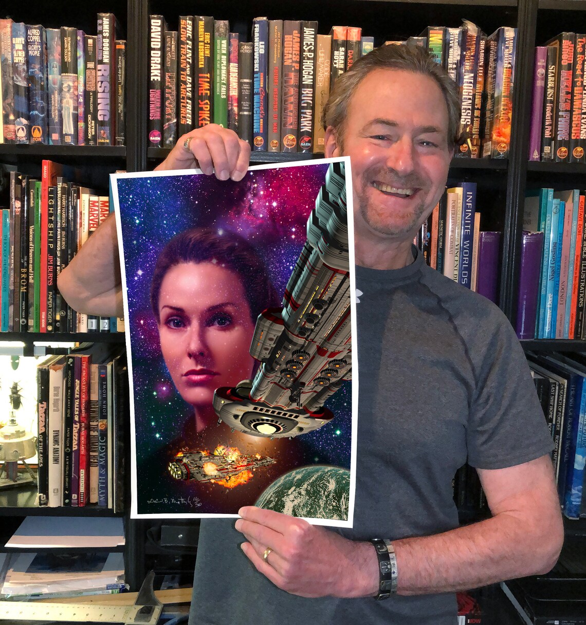 Signed and Numbered Art Print of the Cover Art for "in Enemy Hands" - Etsy