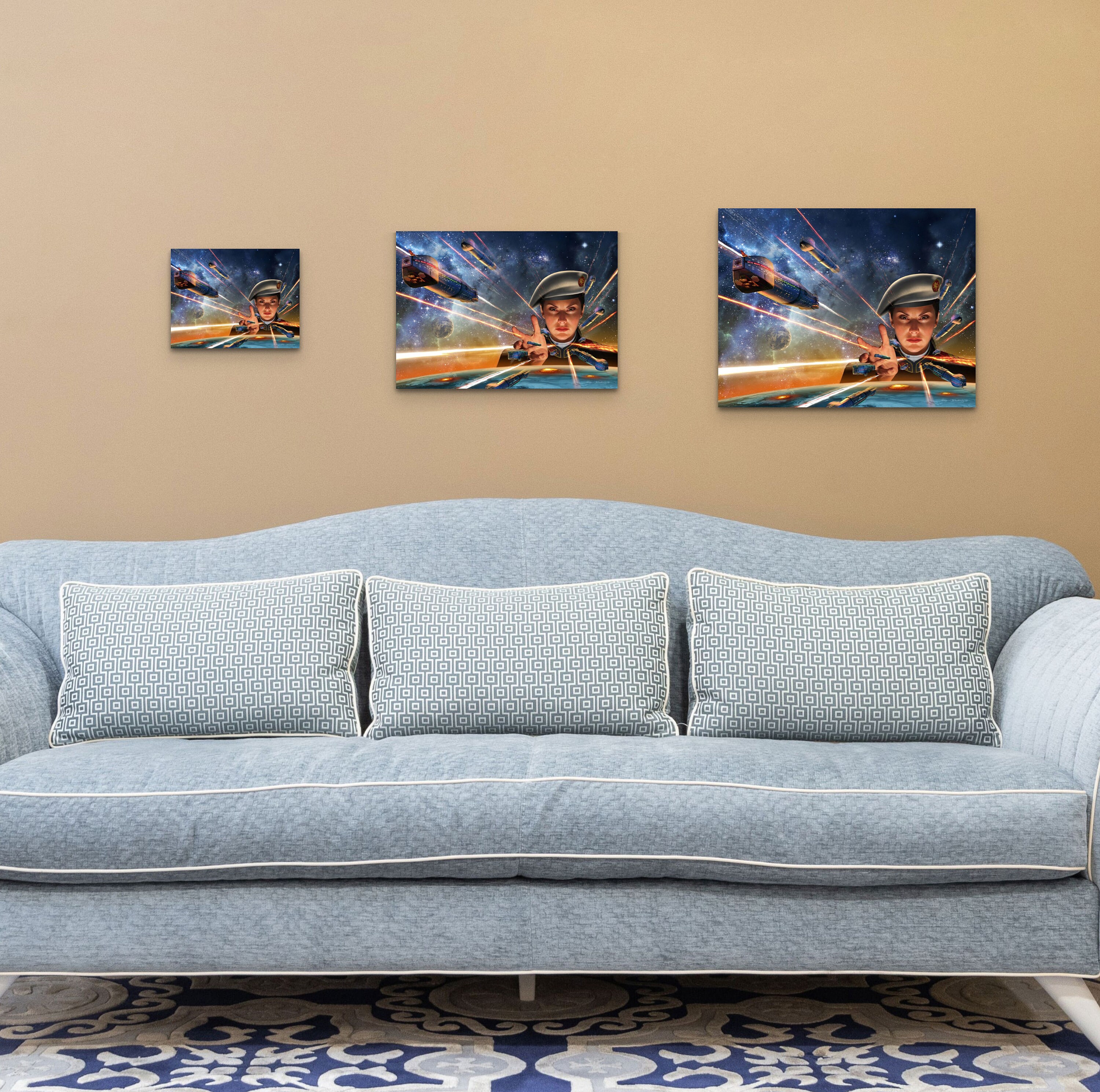 Signed and Numbered Art Print of Cover Art for "uncompromising Honor ...