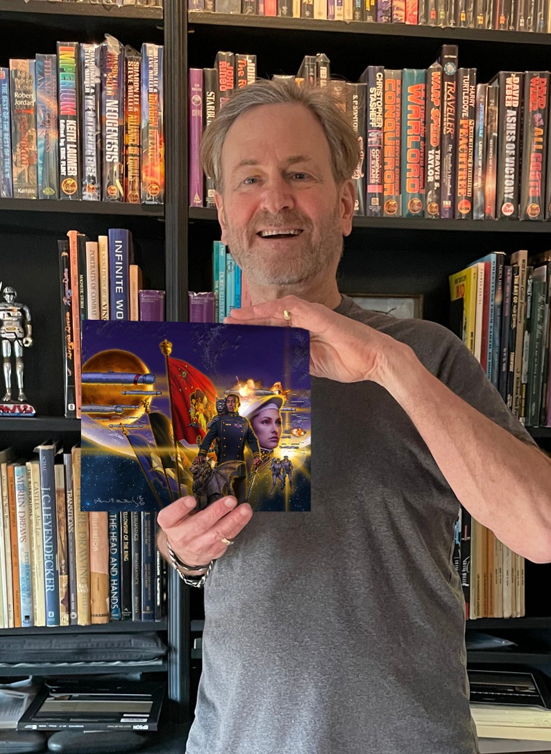 Signed and Numbered Art Print of Cover Art for "house of Steel: the ...