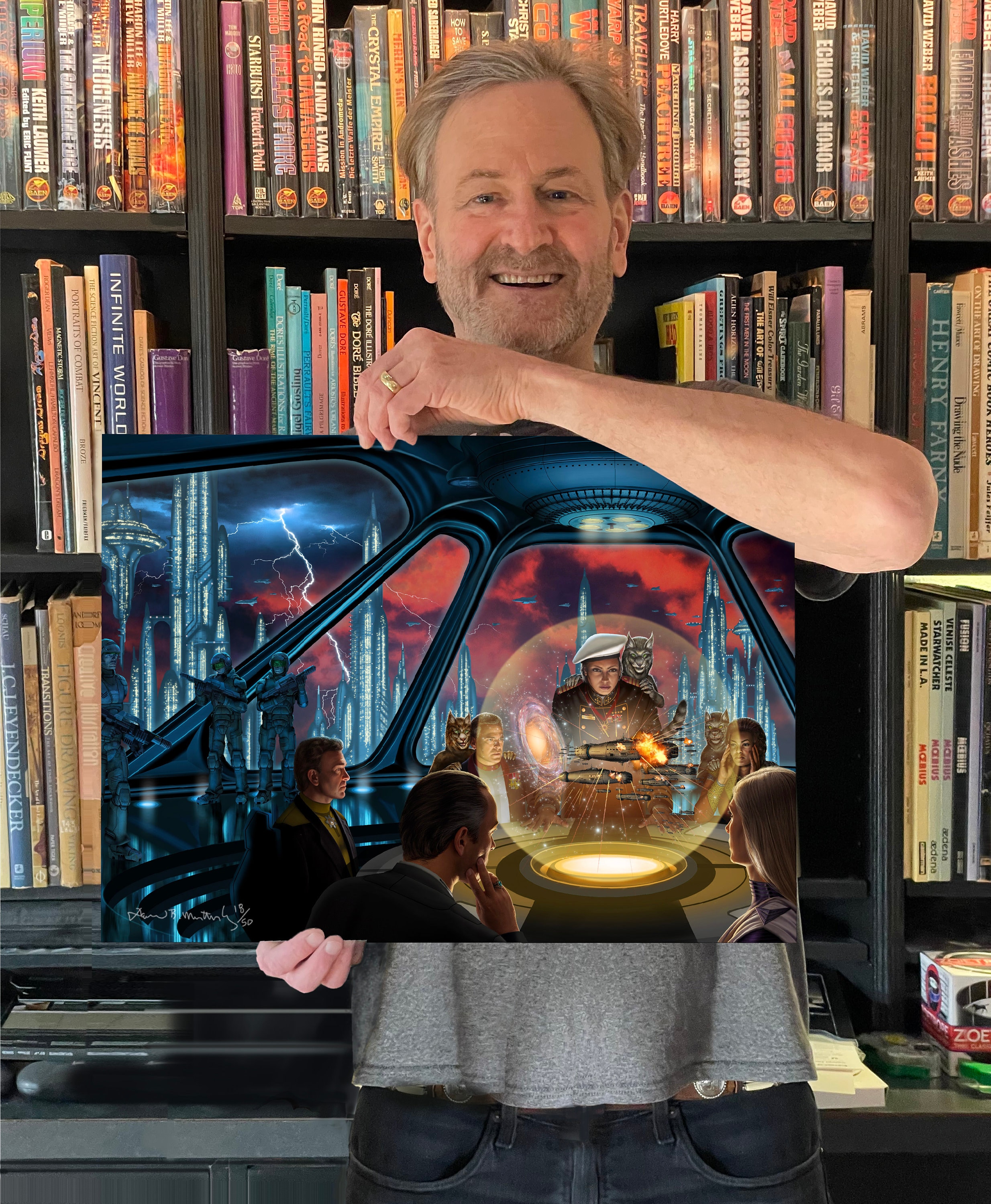 Signed and Numbered Art Print of the Cover Art for "shadow of Freedom ...