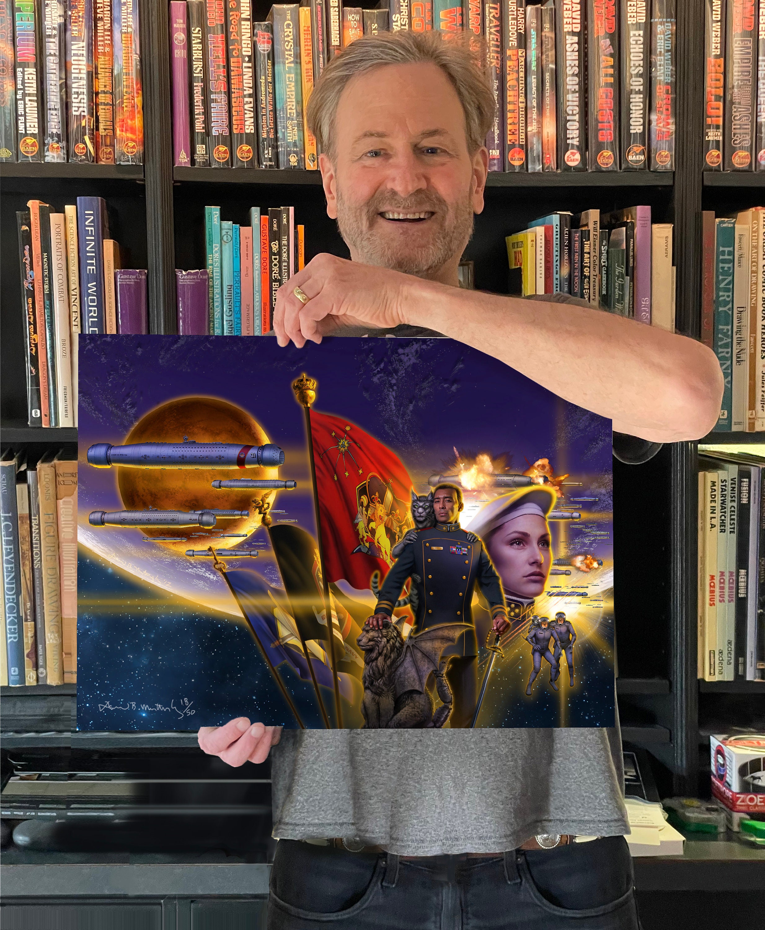 Signed and Numbered Art Print of Cover Art for "house of Steel: the ...