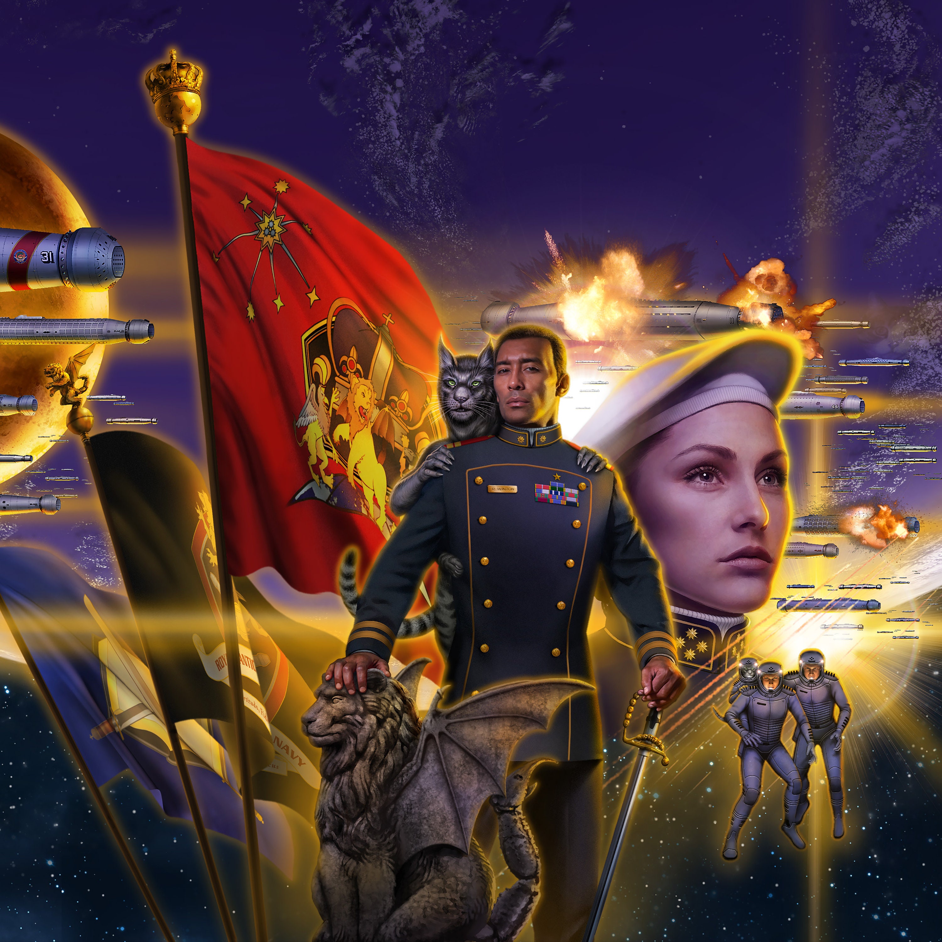 Signed and Numbered Art Print of Cover Art for "house of Steel: the ...