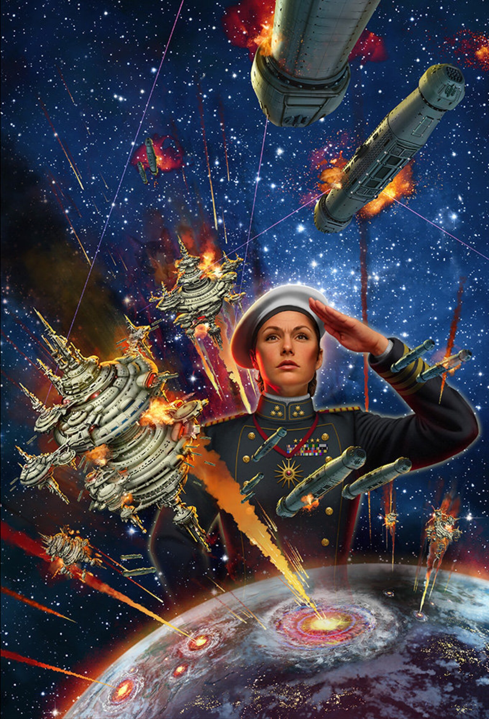 Signed and Numbered Art Print of the Cover Art for "mission of Honor ...