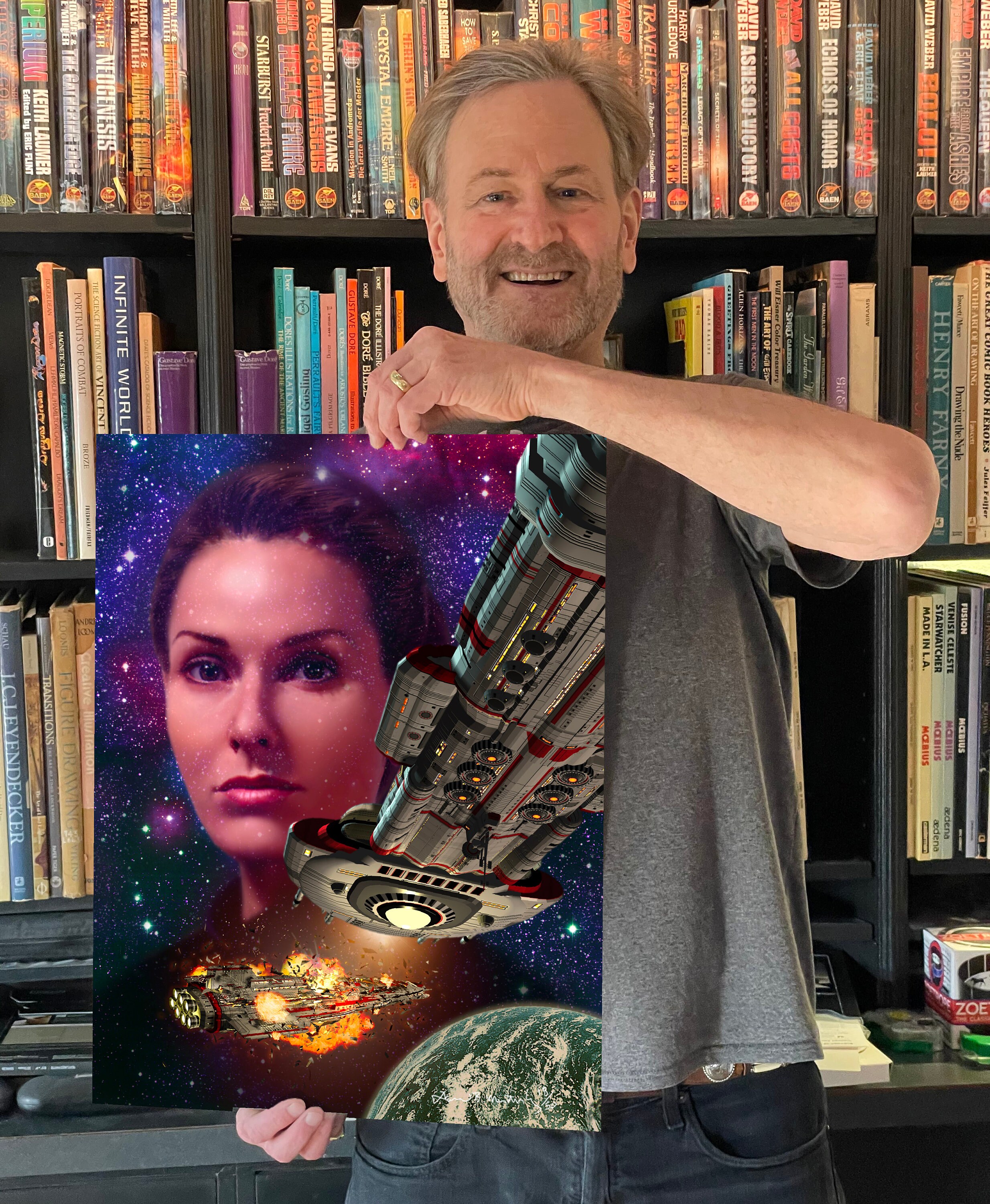 Signed and Numbered Art Print of the Cover Art for "in Enemy Hands" - Etsy