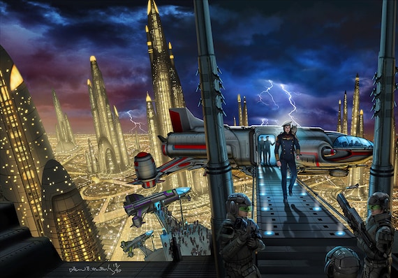 Signed and Numbered Art Print of Cover Art for a Rising - Etsy