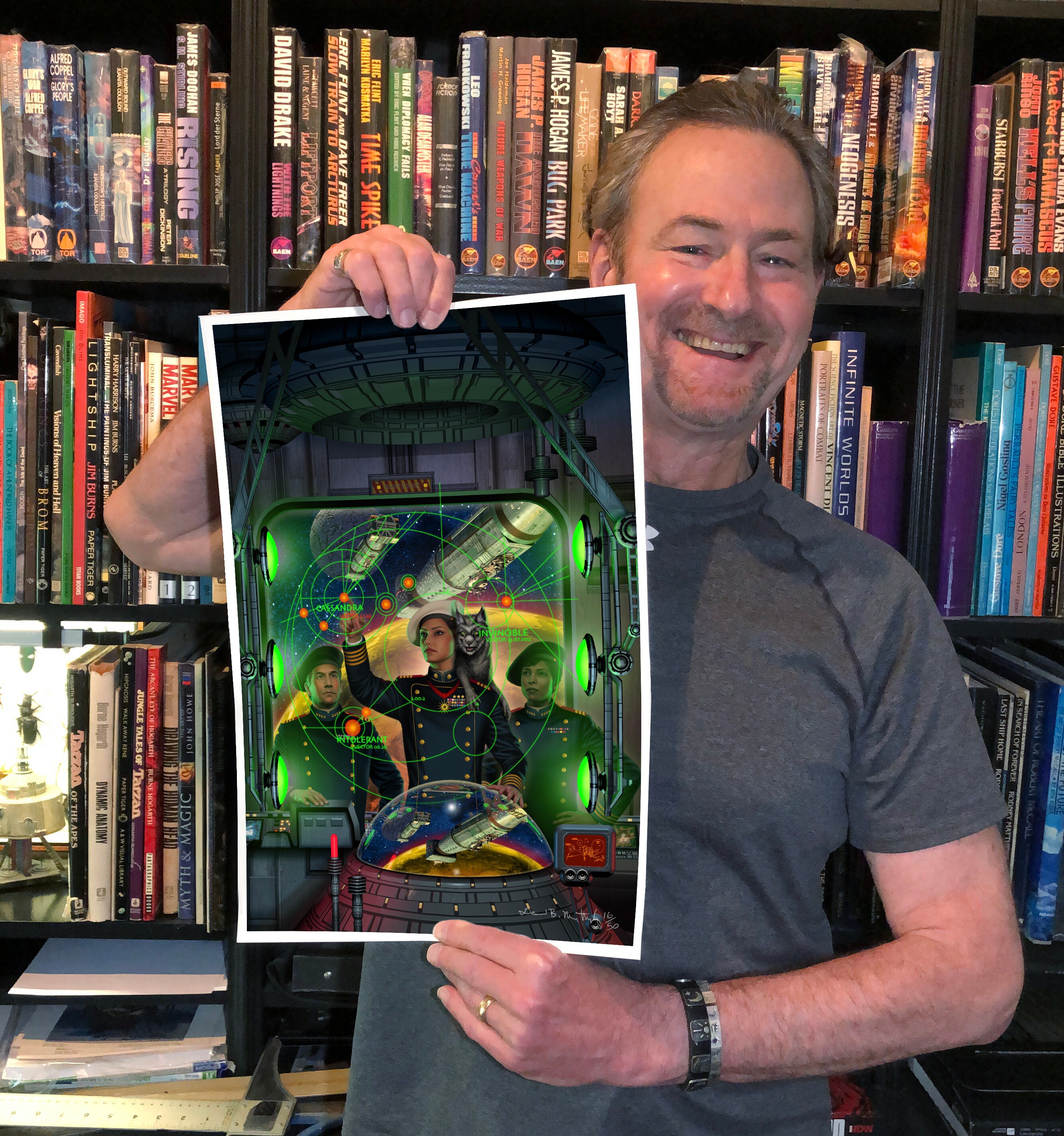 Signed and Numbered Art Print of the Cover Art for "short Victorious ...