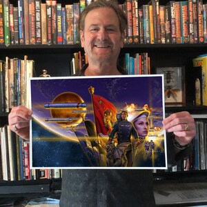 Signed and Numbered Art Print of Cover Art for "house of Steel: the ...