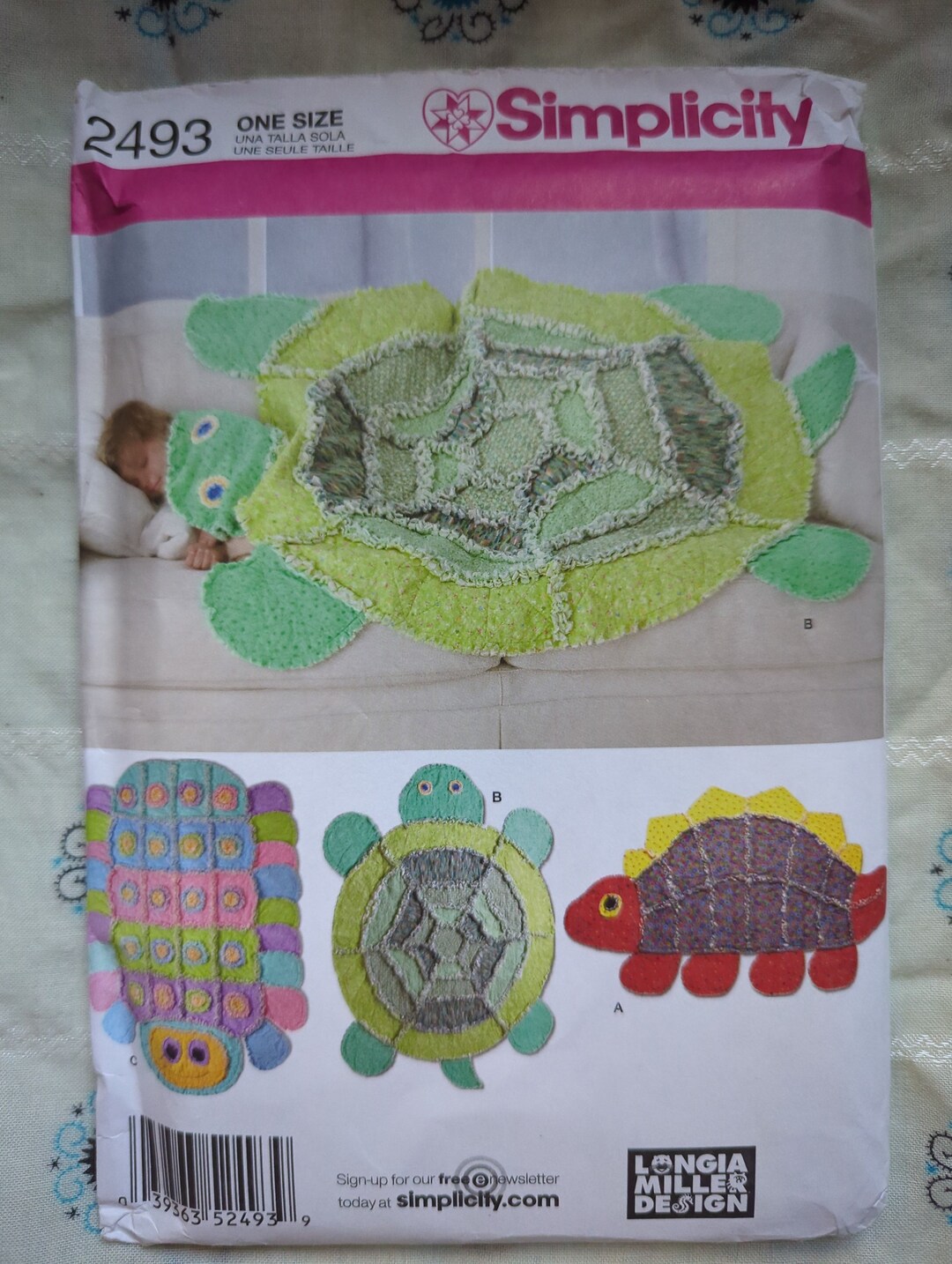 Simplicity 2935 Crafts Rag Quilt Wall Hangings or Throws or Simplicity ...