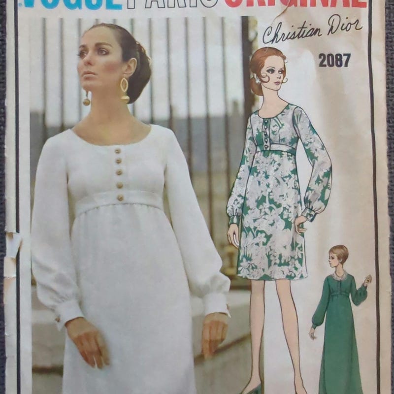 Vogue Christian Dior Patterns - Etsy