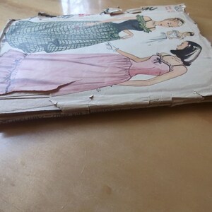 Simplicity 1453: Misses' Evening Dress Unprinted Vintage Sewing Pattern ...