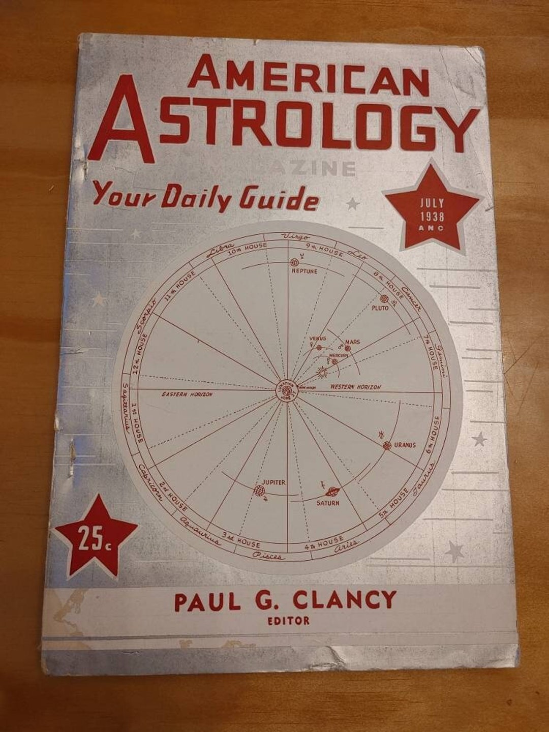 American Astrology Magazine July 1938 - Etsy
