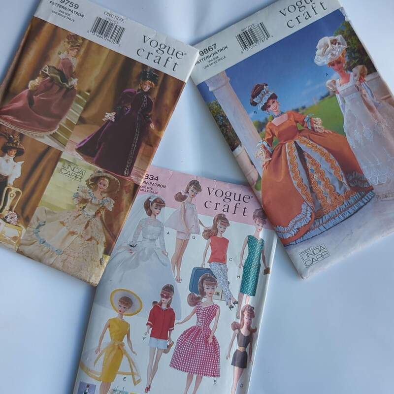 Vogue Barbie Pattern - Etsy