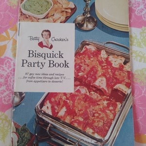 Betty Crocker's Bisquick Party Book Vintage Cookbook - Etsy