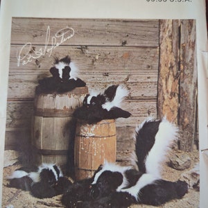 Cuddle Buddy 775 Skunks Uncut Vintage Sewing Pattern - Etsy
