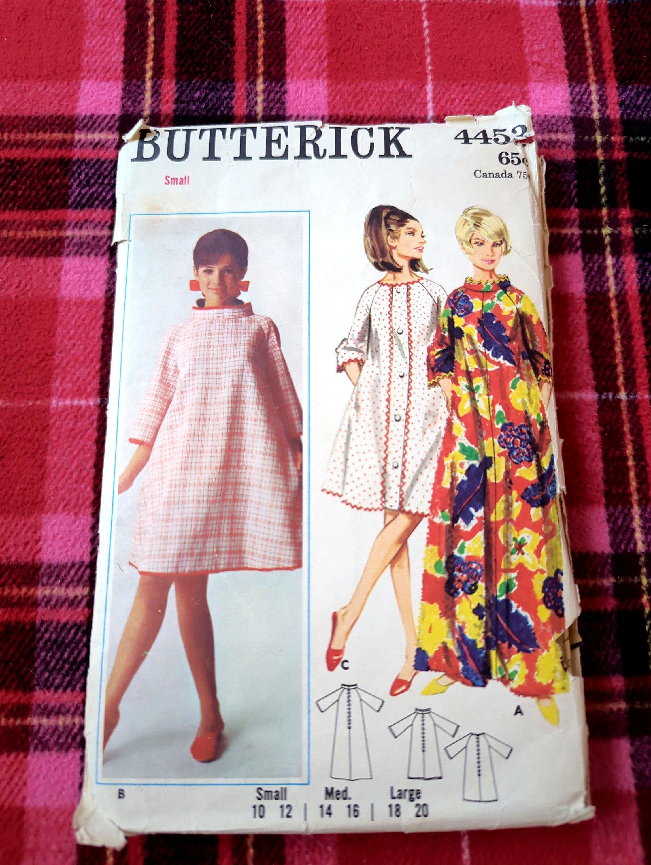 1967 Butterick 4453 Dress Sewing Pattern: Misses' Size 10, Bust 31 - Etsy