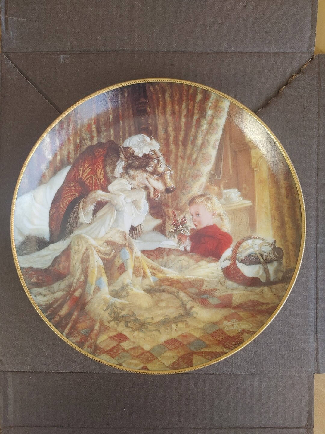 Little Red Riding Hood Collectable Plate - Etsy