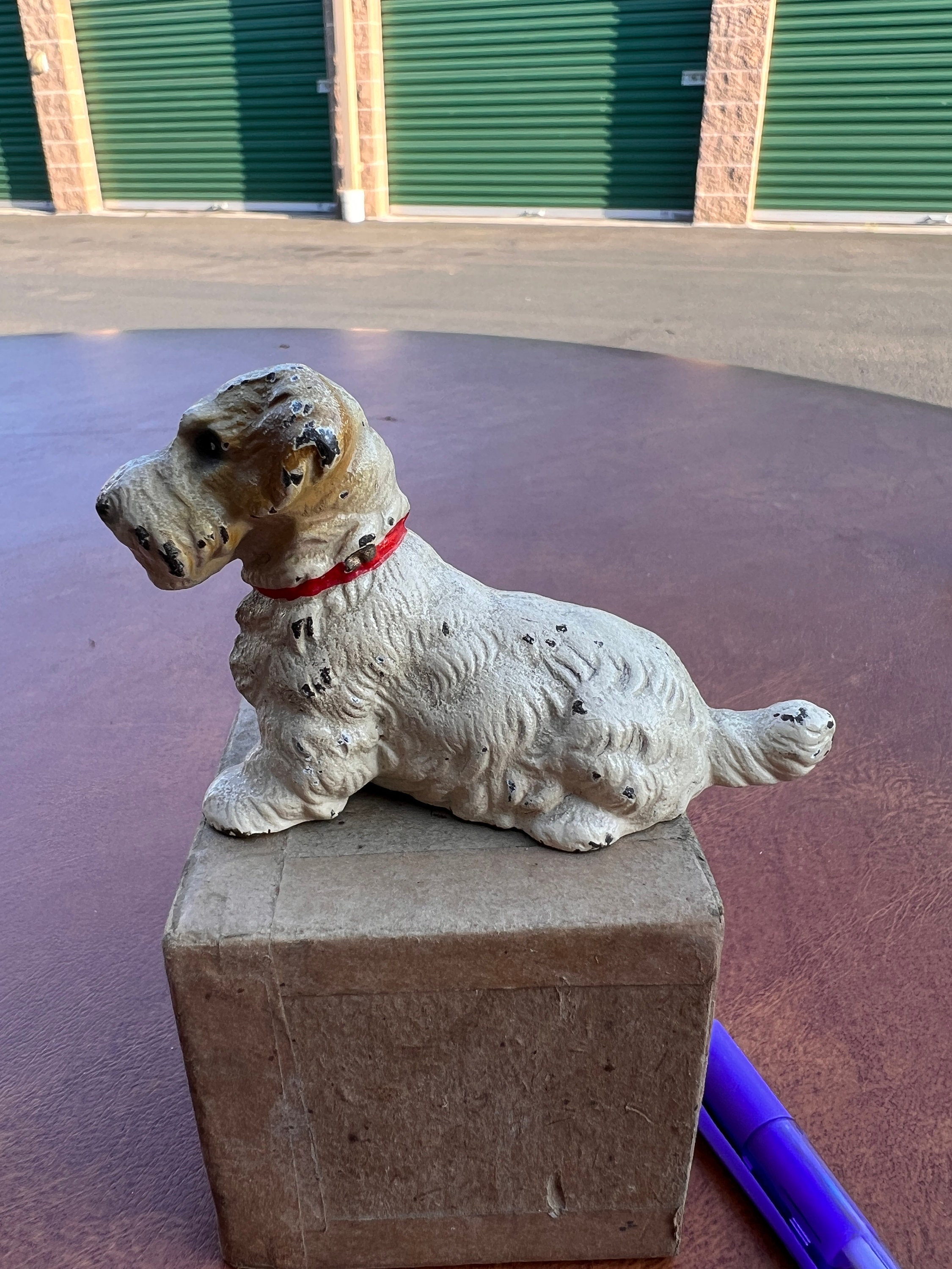 Antique Hubley Solid Cast Iron Sealyham Terrier Painted Dog - Etsy