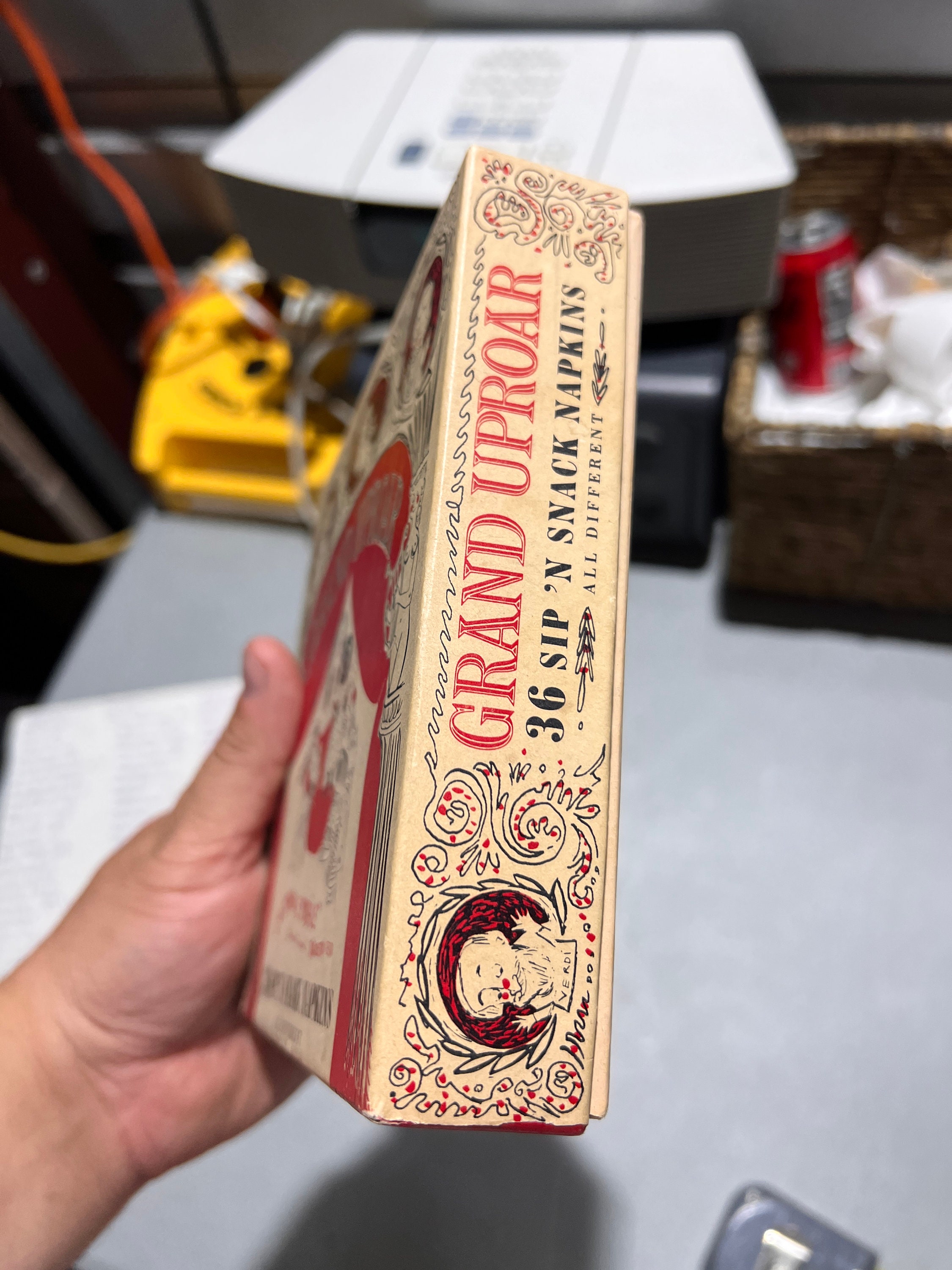 1955 GRAND UPROAR SIP'N Snack Napkins in Original Box 36 - Etsy