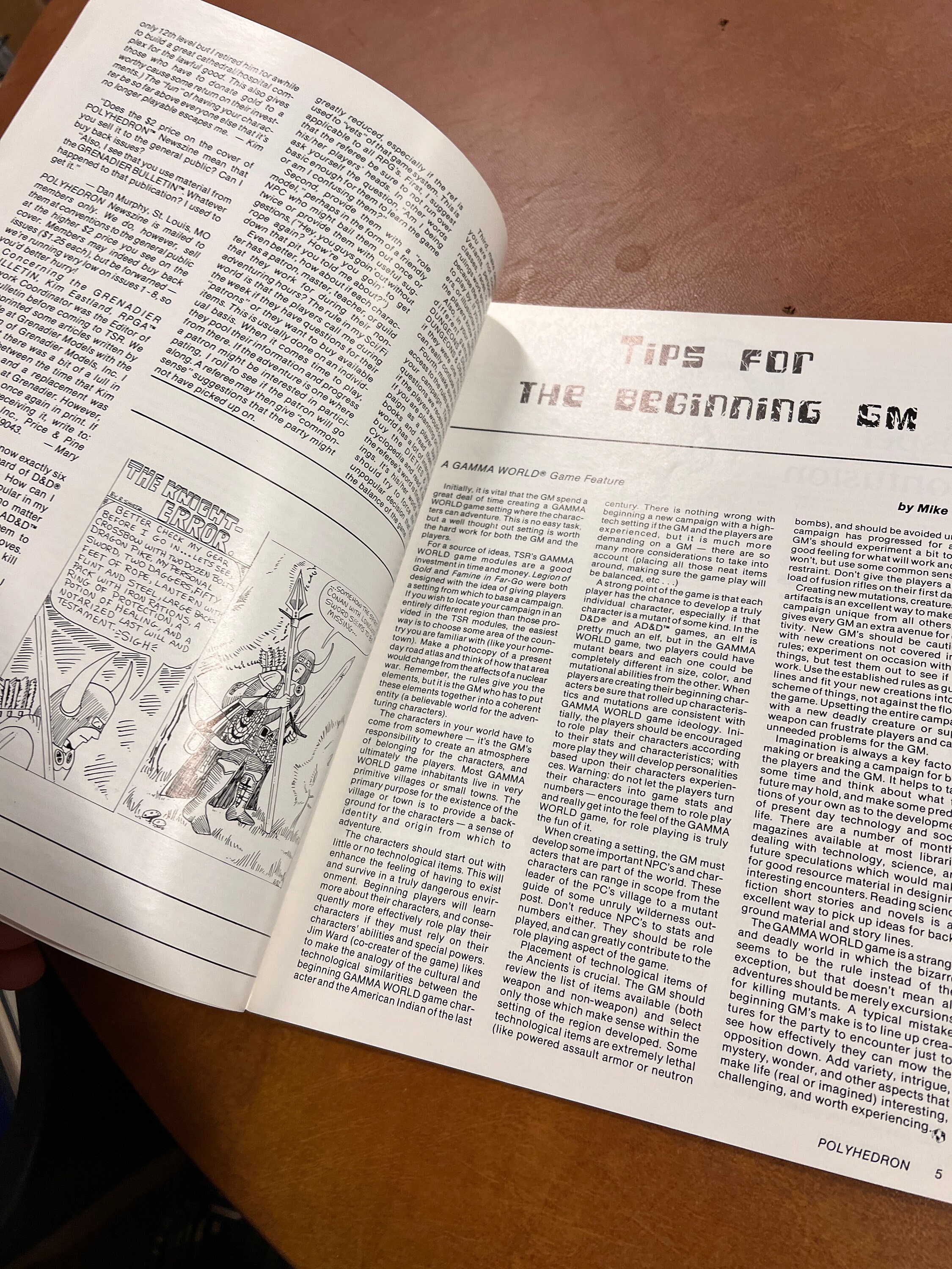 Polyhedron Magazine 10 Dungeons & Dragons TSR RPGA 1980 - Etsy