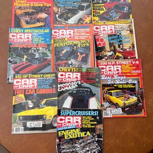 Car Craft Magazine Lot of 10 Issues Vtg 1983 - Etsy