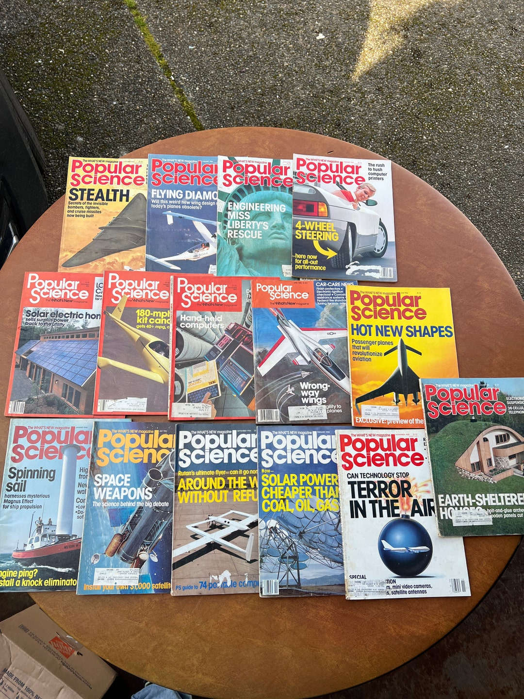 Lot of 15 Popular Science Magazines - Vintage 1981-1986 Magazines - Etsy