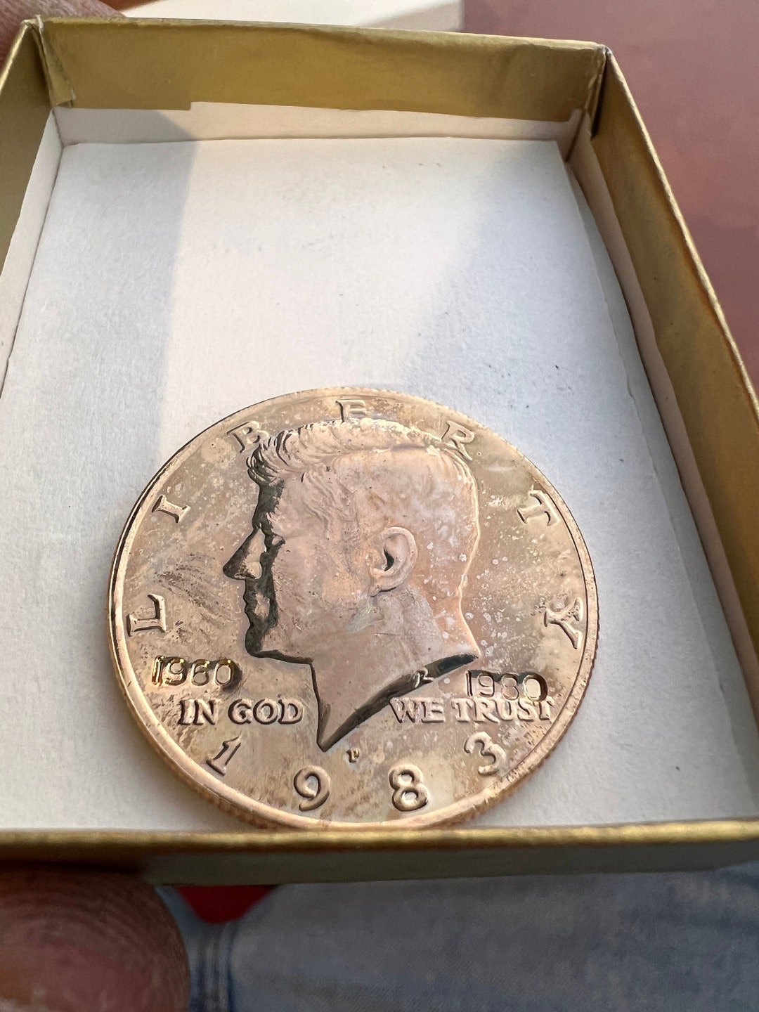 1983 Kennedy Half Dollar 24k Gold Electroplate Coin 50C 1960-1985 - Etsy