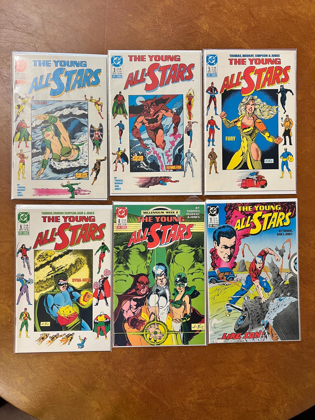 Lot of 6 | Dc Comics | the Young All-stars #2 #3 #5 #6 #8 #11 - Etsy
