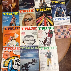 Lot of 14 Vintage Issues of TRUE the Man's Magazine 1968-1969 - Etsy