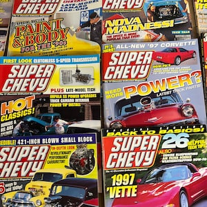 Vintage Super Chevy Magazine Lot of 25 Issues 1990's - Etsy