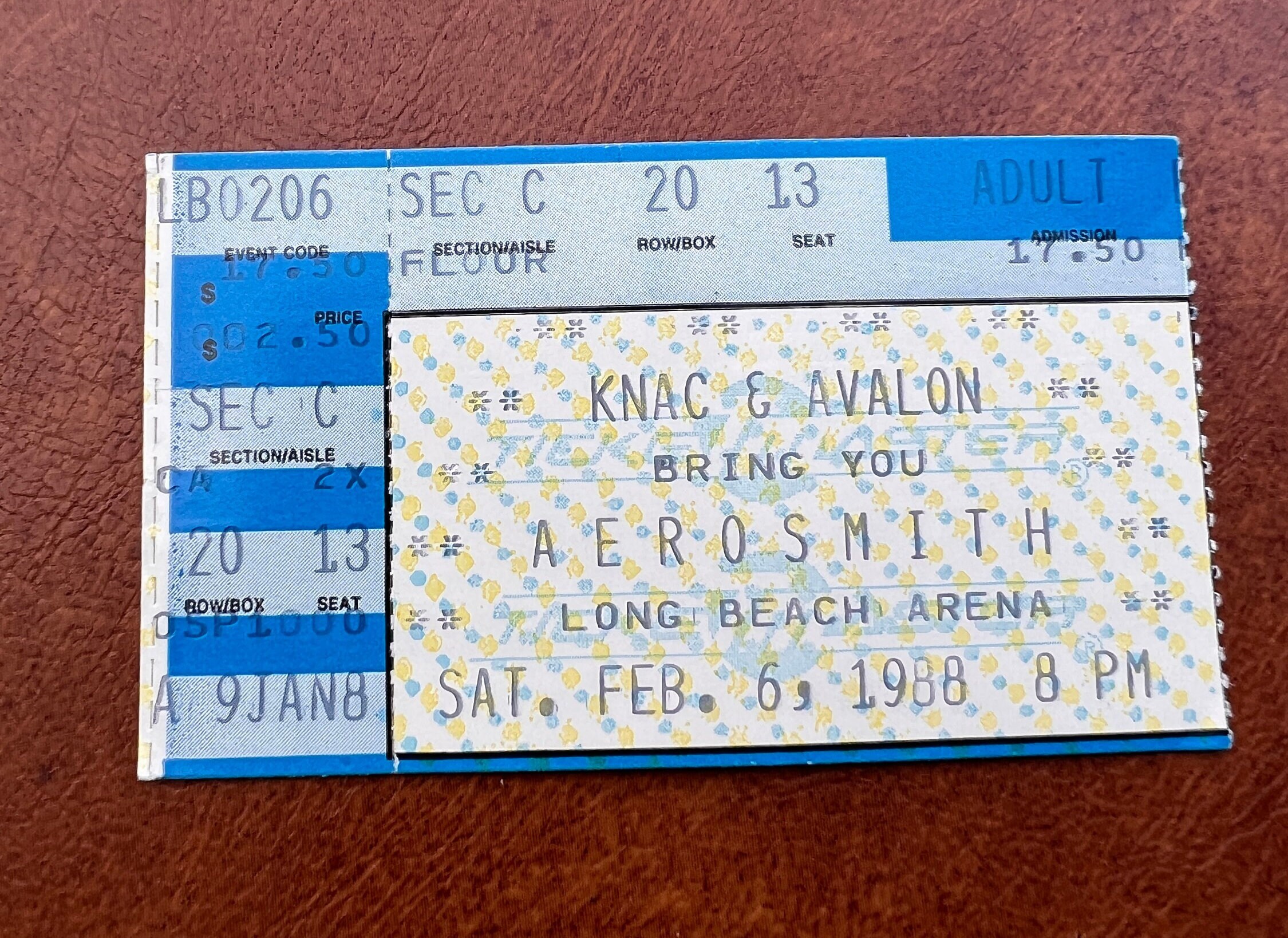 Aerosmith Bring You Long Beach Arena Feb 6 1988 Knac&avalon Concert ...