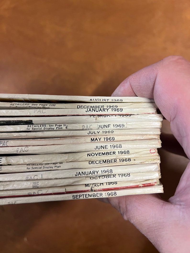 Lot of 14 Vintage Issues of TRUE the Man's Magazine 1968-1969 - Etsy