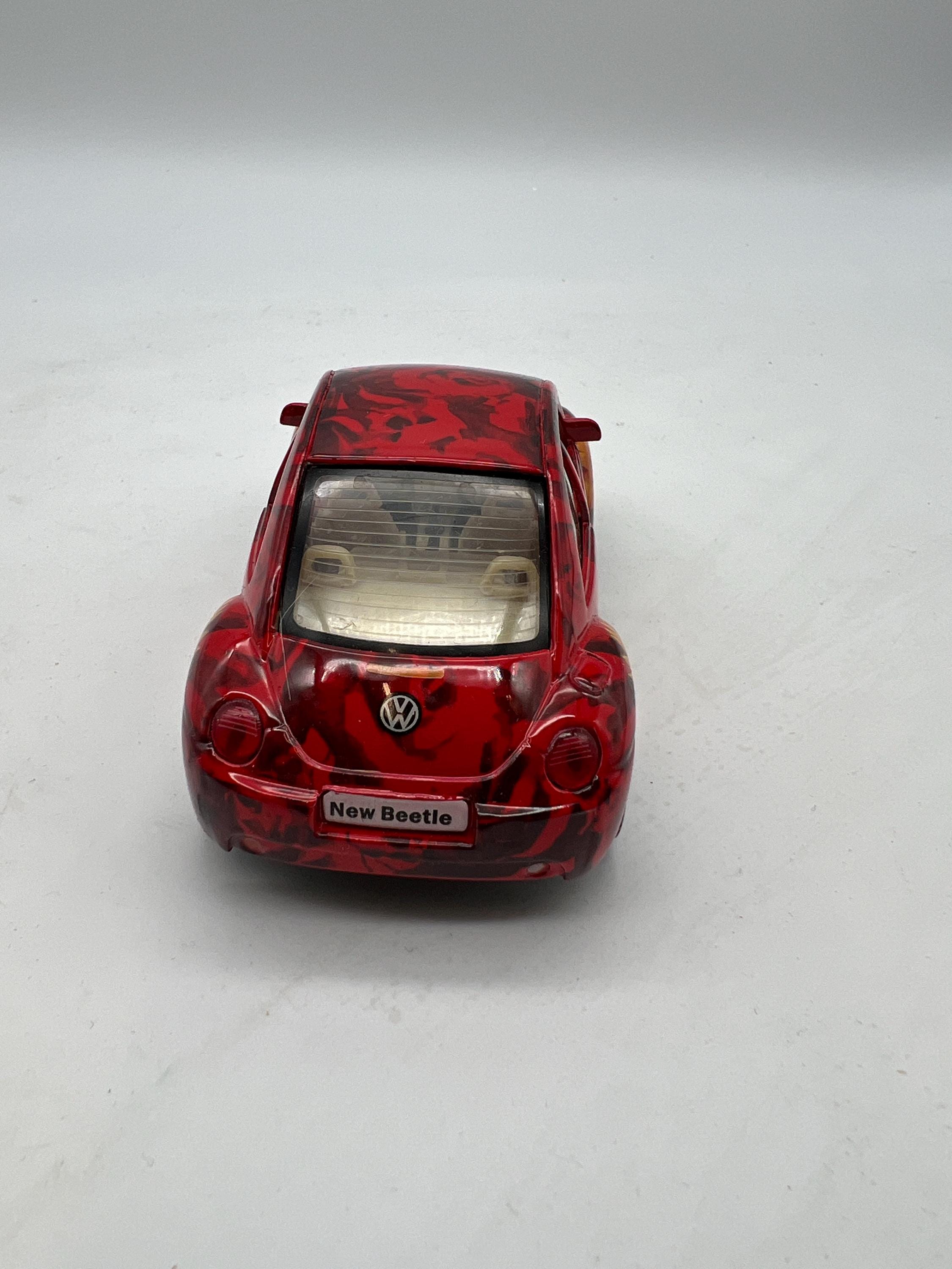 Kinsmart Volkswagen New Beetle Roses Sunflowers Diecast Pullback Toy ...