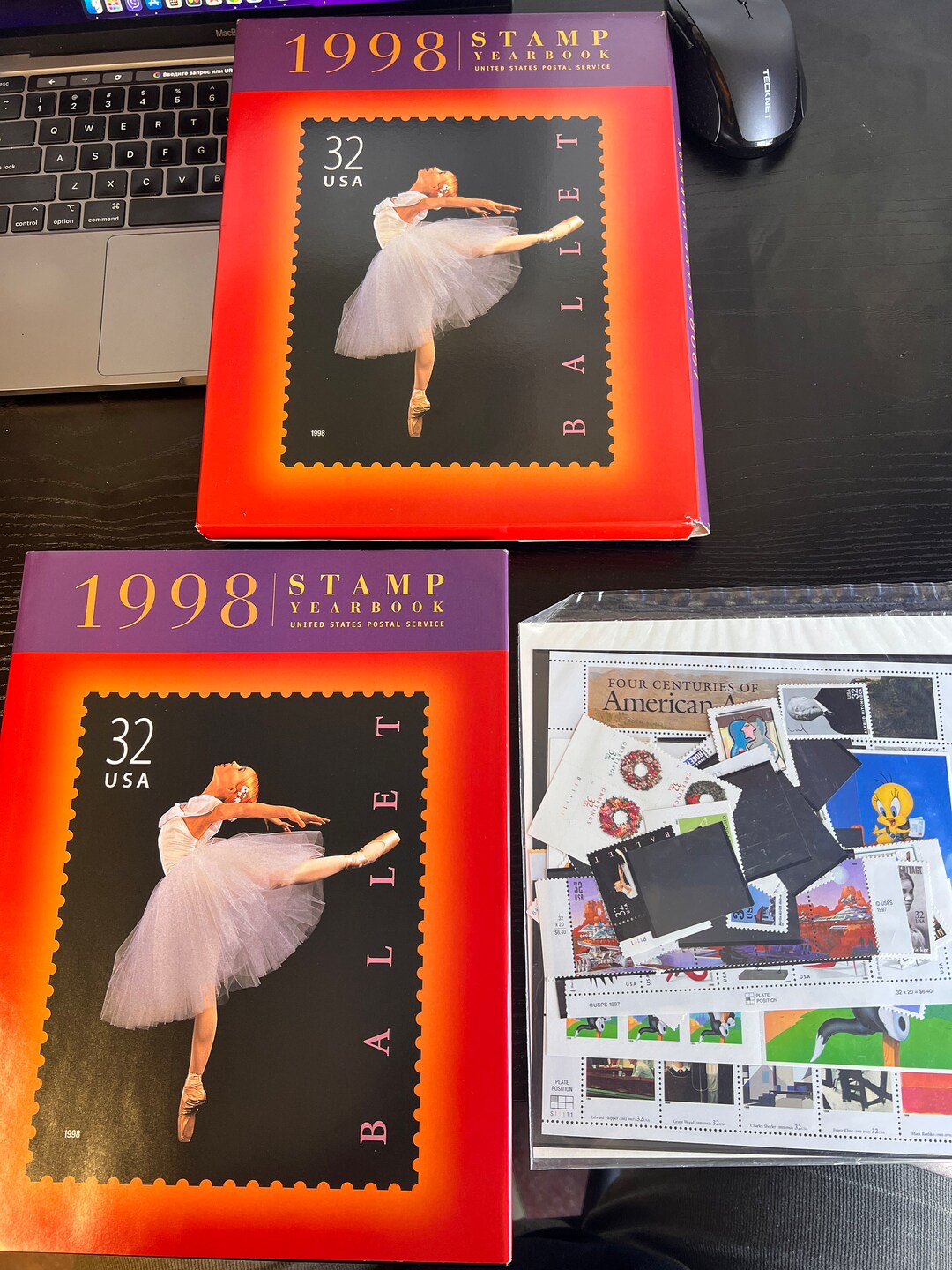 USPS 1998 Commemorative Stamp Yearbook Album With Mint Stamps - Etsy