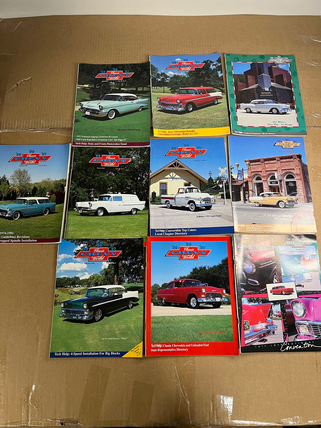 Vintage 1992 Lot of 10 Classic Chevy World Magazine - Etsy