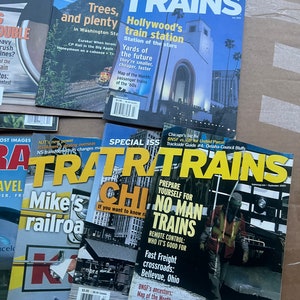 Lot of 32 Trains Magazine the Magazine of Railroading 2002-2004 Issues ...